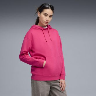 Puma Essentials Fleece Relaxed Hoodie Damen, Kleidung, Rosa, XL