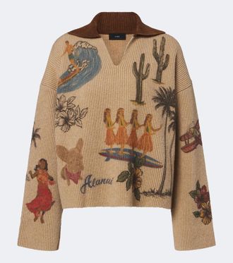 Alanui Bedruckter Polopullover The Decade