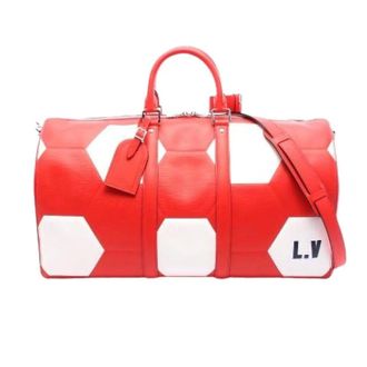 Louis Vuitton unisex, Pre-owned, Rouge, Taille: ONE Size Sac Boston Keepall Bandouliere 50 en cuir Epi Pre-owned