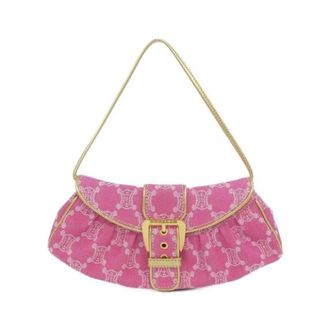 Celine Sac bandouli&egrave;re en toile Pre-owned - Femme - Pre-owned - Rose - Taille: ONE Size
