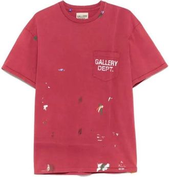 Gallery Dept. Homme, Tops, Rouge, Taille: M Vintage Logo Painted Tee