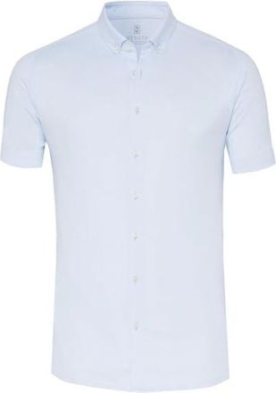 DeSoto Chemise Manches Courtes Bleu Clair 051 - Taille L - - Hommes - V&ecirc;tements