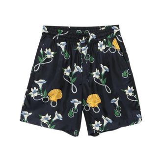 Dr&ocirc;le de Monsieur Homme, Shorts, Multicolore, Taille: M Short Soie Shell