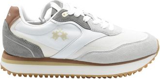 La Martina Homme, Chaussures, Beige, Taille: 41 EU Baskets &agrave; lacets