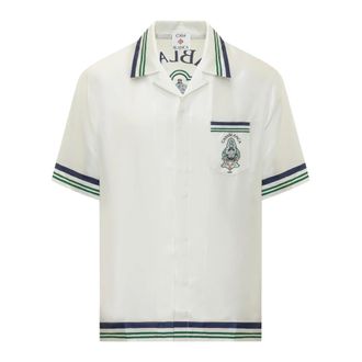 Casablanca Kurzarmhemd - - Shirts - Herren - Wei&szlig; - XL