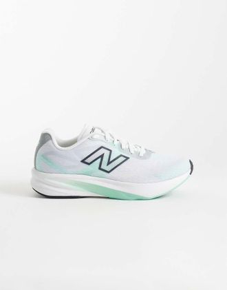 New Balance Flite-R - Baskets de course - Blanc et vert menthe