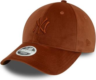 New Era New York Yankees - Cap Baseball Cap Kappe - Frau M&auml;dchen - verstellbar gebogener Schirm - - braun - One-Size