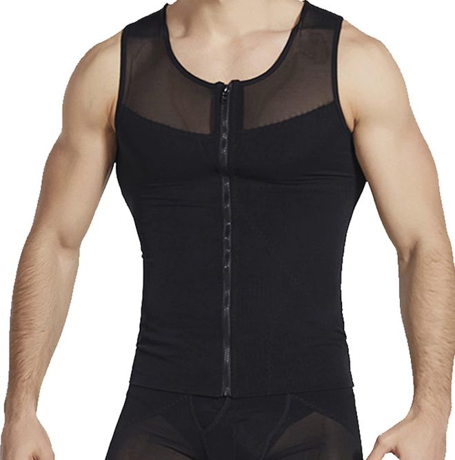 Generic k&ouml;rperschlankheits-kompressionshemden f&uuml;r m&auml;nner, Bauchkontrolle, Body-Shaper-Weste, eng anliegendes Shapewear-Shirt - fitnessstudio und Fitness