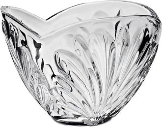 Cristalica Schale Obstschale Salatschüssel Rosalilli Transparent D 19,5 cm Kristallglas