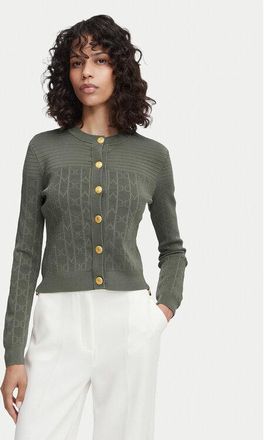 Guess Strickjacke G6YR03 Z1015 Khakifarben Slim Fit