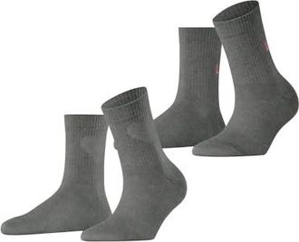 Esprit Femme Heart & Love Multipack W Sso Coton Fantaisie Chaussettes, Gris Light Grey 3400, 39-42 EU