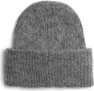 Pieces Pieces Pcbera Capuche en Laine dalpaga Noos Chapeau, Gris mélangé médium, Taille Unique Femme