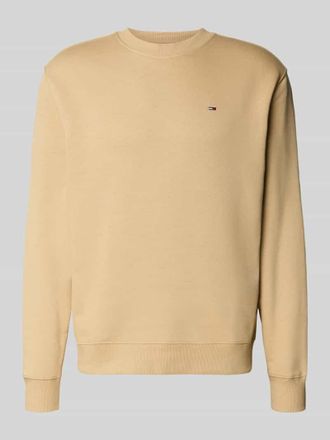 Tommy Jeans Regular Fit Sweatshirt aus Baumwoll-Mix