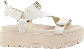 Guess Femme, Chaussures, Beige, Taille: 36 EU Fetta Wedge Sandal