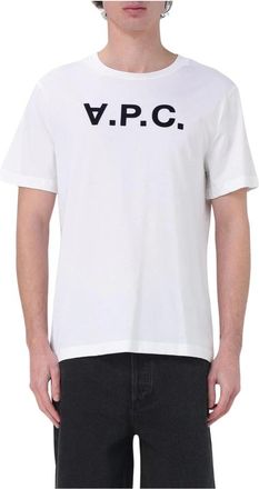 A.P.C. A.p.c., Homme, Tops, Blanc, Taille: M T-Chemises