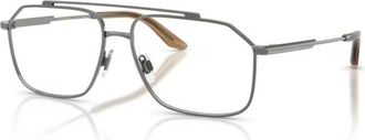 Dolce & Gabbana Homme, Accessoires, Brun, Taille: 56 MM Pilot Eyeglasses