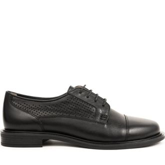 Sergio Moretti Schwarze Schn&uuml;rschuhe - - Shoes - Damen - Schwarzk - 38 EU