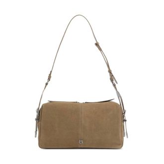 Pinko Pinko - 24 Classic Suede - Femme - Sacs - Brun - Taille: ONE Size