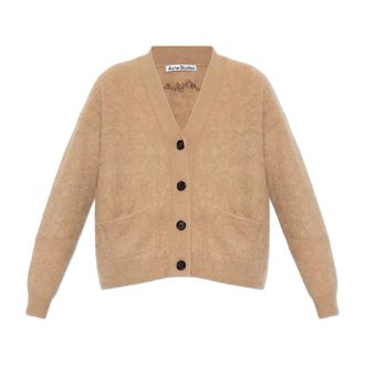 Acne Studios Cardigan en cachemire - Femme - Pulls - Brun - Taille: 38 FR