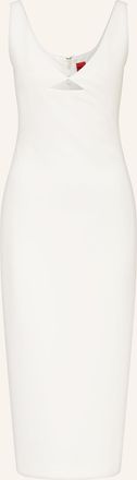 HUGO BOSS Hugo Etuikleid Kabari Mit Cut-Out weiss