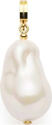 Leonardo JEWELS by Leonardo 024420 Pendentif Clip & Mix Wilma en acier inoxydable doré, grande perle dimitation de forme organique, bijou cadeau pour femme, Ei