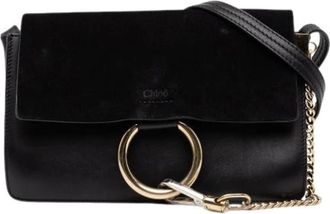 Chlo&eacute; Sac bandouli&egrave;re Faye Pre-owned - Femme - Pre-owned - Noir - Taille: ONE Size