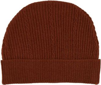 Etro WAQA0016_AV393M0174 Logo-Embroidered Wool Blend Beanie - Red