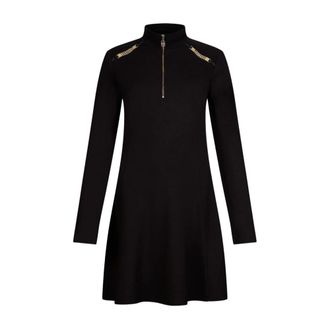 Liu Jo Femme, Robes, Noir, Taille: 42 FR Short Milano stitch dress