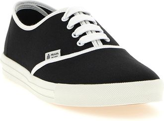 Prada Cotton Drill Sneaker - Black