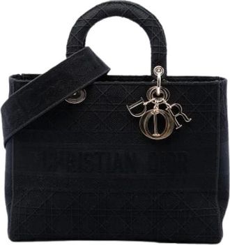Dior Pre-owned Lady D-Lite - Femme - Pre-owned - Noir - Taille: ONE Size