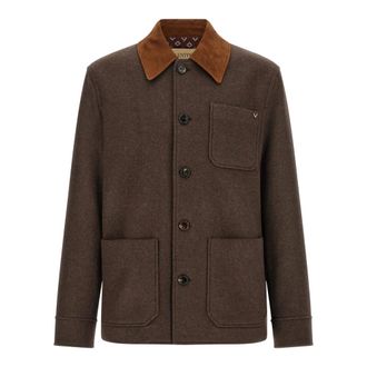 Valentino Garavani Veste Caban - Homme - Vestes - Brun - Taille: L