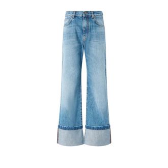 Pinko Pinko, Femme, Jeans, Bleu, Taille: W28 Wanda Wide Leg Jeans