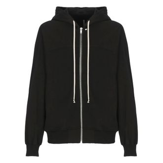 Rick Owens Homme, Sweatshirts et sweats &agrave; capuche, Noir, Taille: XL Sweat &agrave; capuche zipp&eacute; en coton
