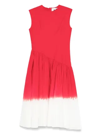 Mii robe Youna à coupe mi-longue - Rouge