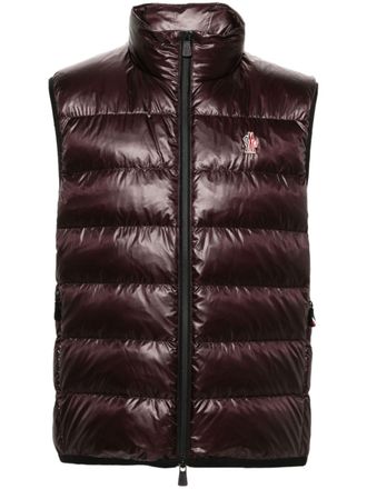Moncler gilet à design patchwork - Violet