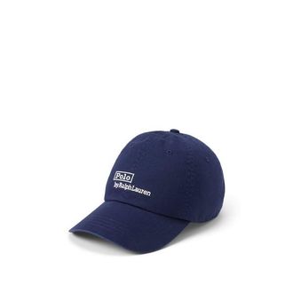 Polo Ralph Lauren Casquette brod&eacute;e en serg&eacute; de coton