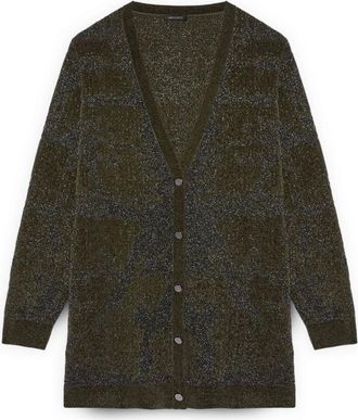 Fiorella Rubino Damen, Strickwaren, Gr&uuml;n, MGr&ouml;&szlig;e