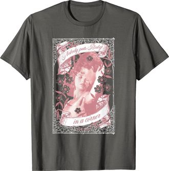 Dirty Dancing Baby and Johnny Floral Framed Photo Movie T-Shirt