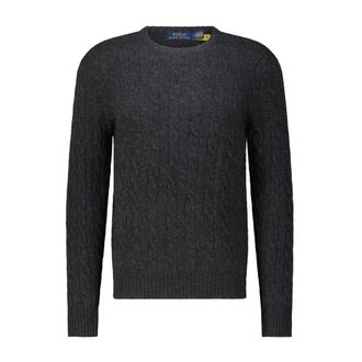 Polo Ralph Lauren Homme, Pulls, Gris, Taille: S Pull en maille torsad&eacute;e