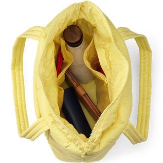 Lands End Ultraleichte verstaubare Stepptasche Wanderweight, Damen, Gr&ouml;&szlig;e:null regular, Gelb, Nylon, by Lands End