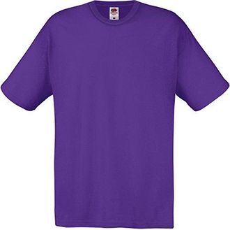 Fruit Of The Loom Fruit of The Loom T-Shirt Original pour Homme, Violet, XL