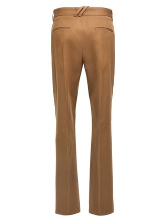 Burberry Straight-Leg Cotton Trousers - Tan