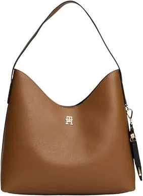Tommy Hilfiger Sac port&eacute; &eacute;paule aspect cuir grain&eacute;