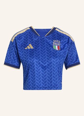 adidas Italien 26 Heimtrikot, K&uuml;rzer Geschnitten blau