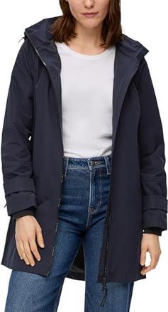 s.Oliver Manteau avec Fermeture éclair avec Logo, 5959_Bleu Marine, 36