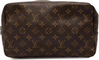 Louis Vuitton Clutches - Monogram Trousse Toilette 28 - Gr. unisize - in Braun - für Damen