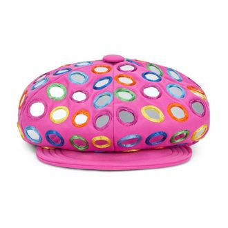 Moschino Casquette avec visi&egrave;re et applications d&eacute;coratives - Femme - Accessoires - Multicolore - Taille: M