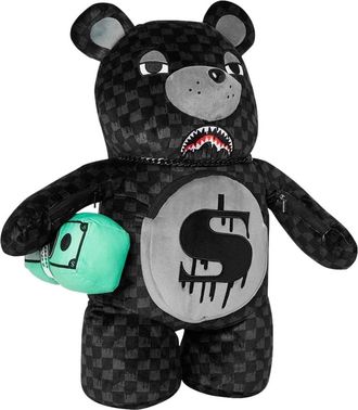 Sprayground Dripping Sharks in Paris Moneybear Teddyb&auml;r Rucksack - - Bags - unisex - Schwarzk - ONE SIZE