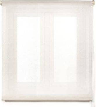 Blindecor Belmont Rollo lichtdurchlässiges Gewebe, glänzend, Beige, 150 x 180 cm (Breite x Höhe), Stoffgröße 147 x 175 cm, Fensterrollo