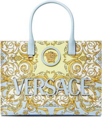 Versace Femme, Sacs, Multicolore, Taille: ONE Size Sac &agrave; main avec imprim&eacute; baroque et poign&eacute;e sup&eacute;rieure